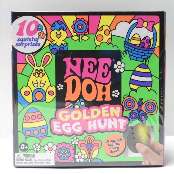Nee Doh | Toys | New Nee Doh Golden Egg Hunt Easter Fidget Squish Toy ...